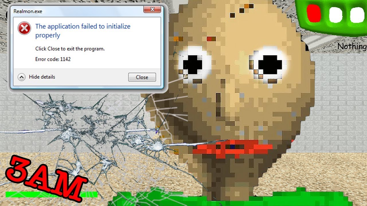 DONT PLAY BALDI'S BASICS IN EDUCATION AND GAMING AT 3AM | BALDI BROKE ...