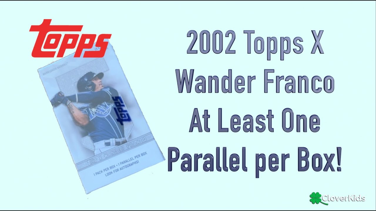 Topps X Wander Franco Box - One Parallel Guaranteed! Big Pulls! - YouTube