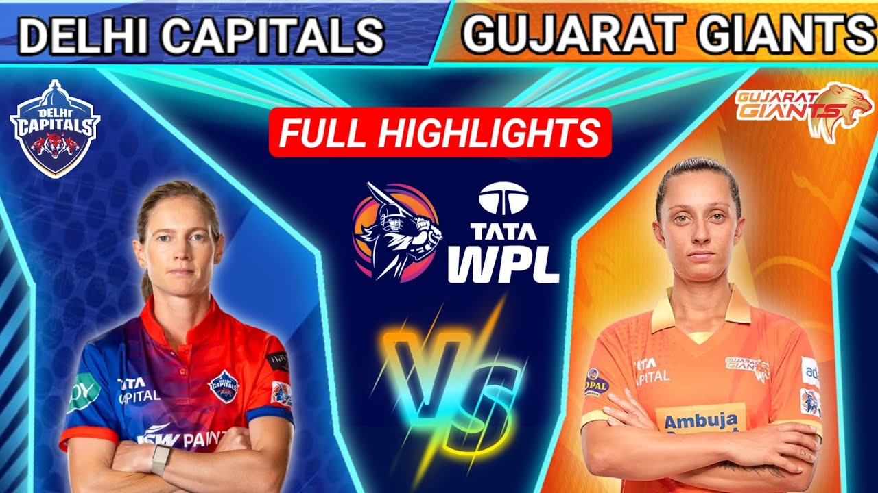 DC vs GG full match highlights | mahila ipl ki highlights | ashleigh ...