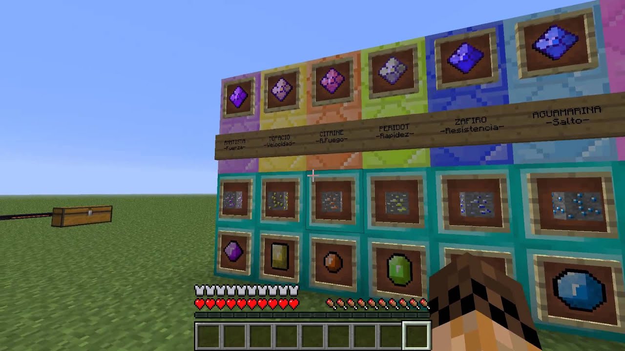 GEMAS DE PODER - MINECRAFT MOD 1.6.4 - YouTube