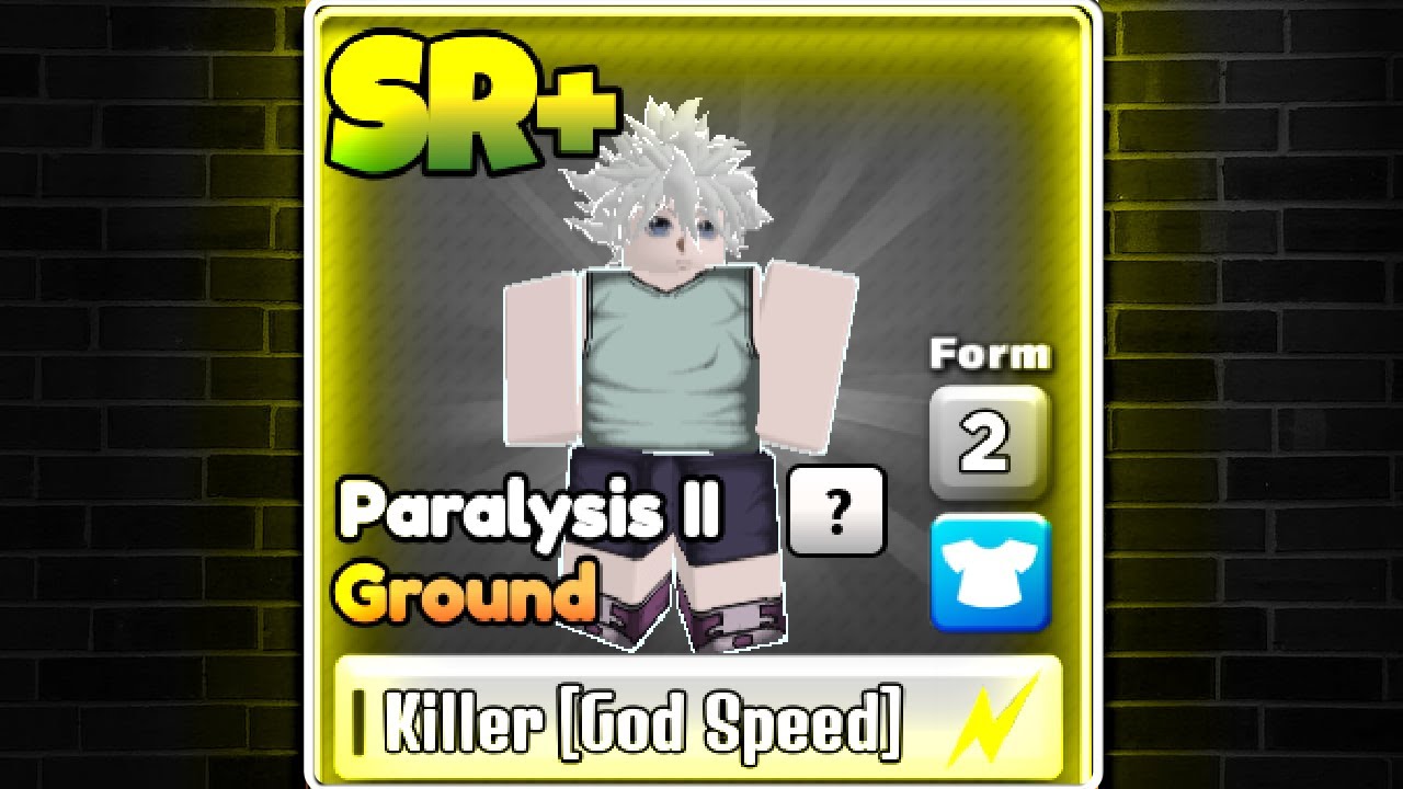 [AWTD] Killua (Killer [God Speed]) Evolved - Showcase - YouTube