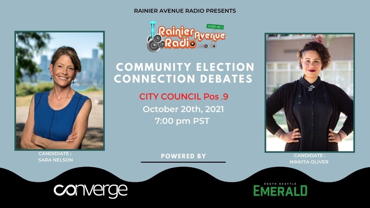 Seattle City Council Position 9 Debate: Sara Nelson vs. Nikkita Oliver ...