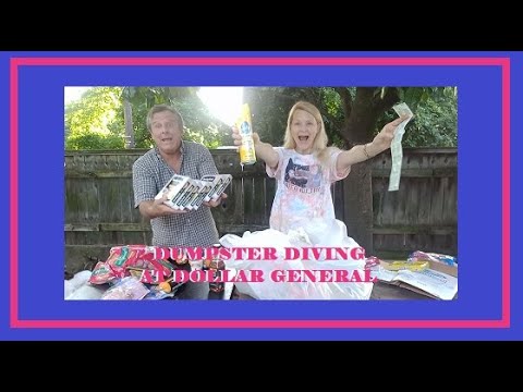 Dumpster Diving at Dollar General ~ We Are Digging Throught the Blind ...
