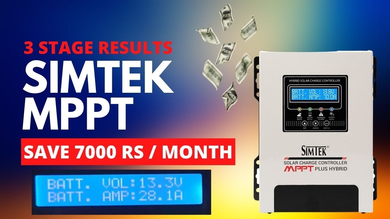 Simtek MPPT PLUS Control 3Stage Charging Test Simtek Sine wave UPS ...