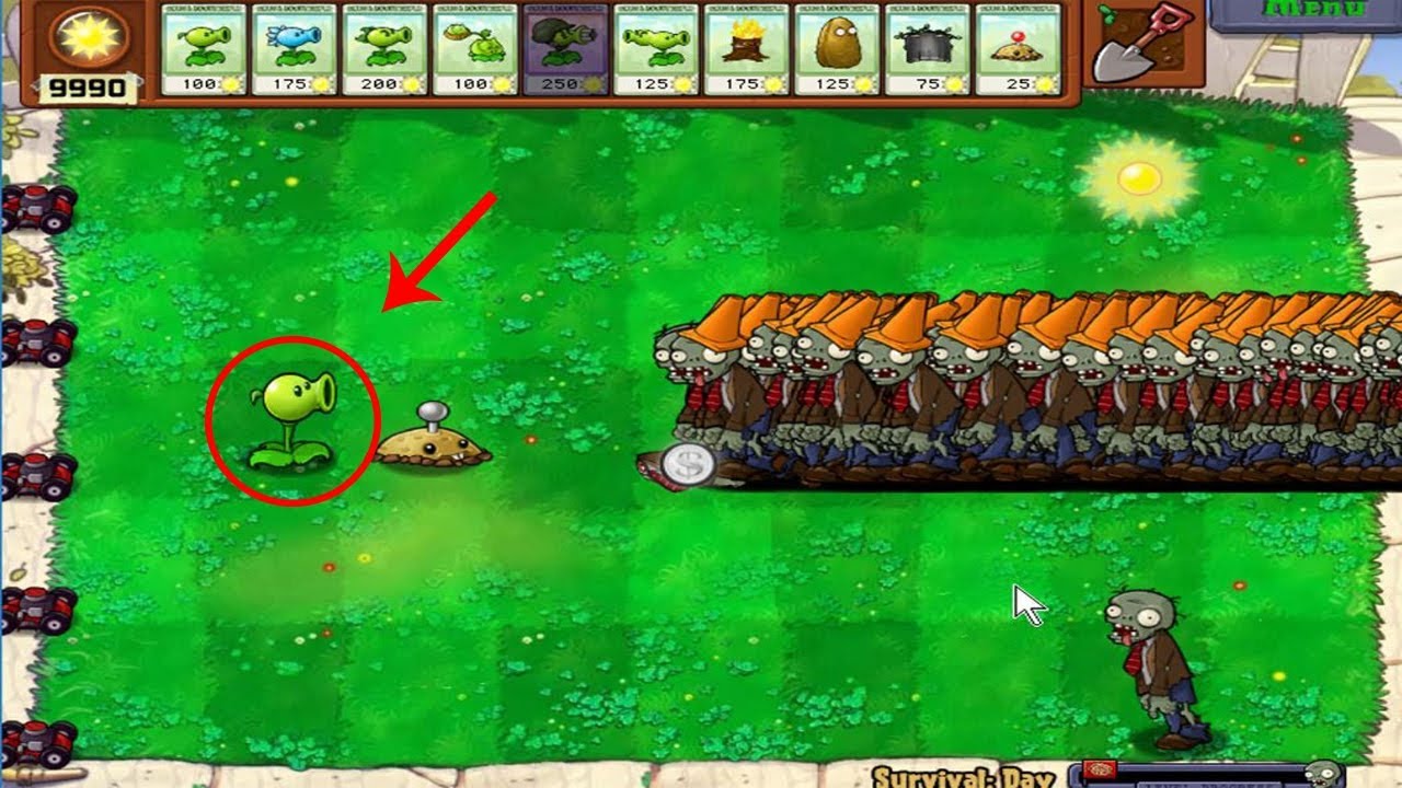 Plants vs Zombies Team Pea PvZ vs Team Winter Melon Pult - YouTube