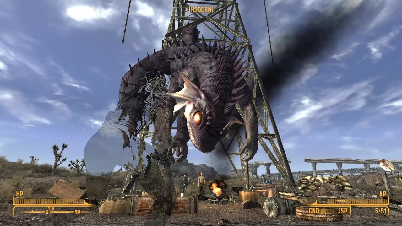Fallout: New Vegas - Gojira - YouTube