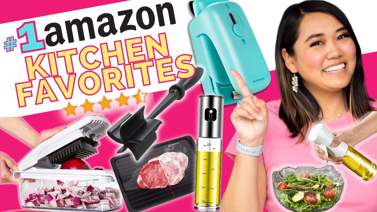 My MOST USED Amazon Kitchen Tools (FAVORITES!) 😍 - YouTube