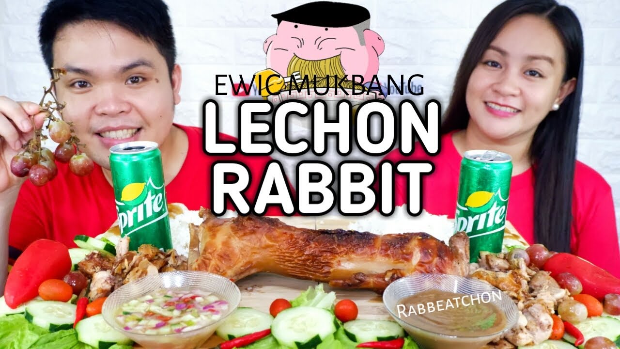 Lechon Rabbit Mukbang / Rabbeatchon / Filipino Mukbanger Collab ...