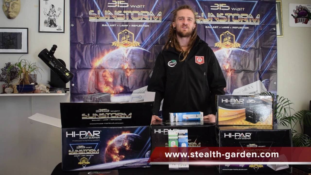 HiPAR 315w CMH Horticultural Light - Sunstorm Review and Unboxing - YouTube