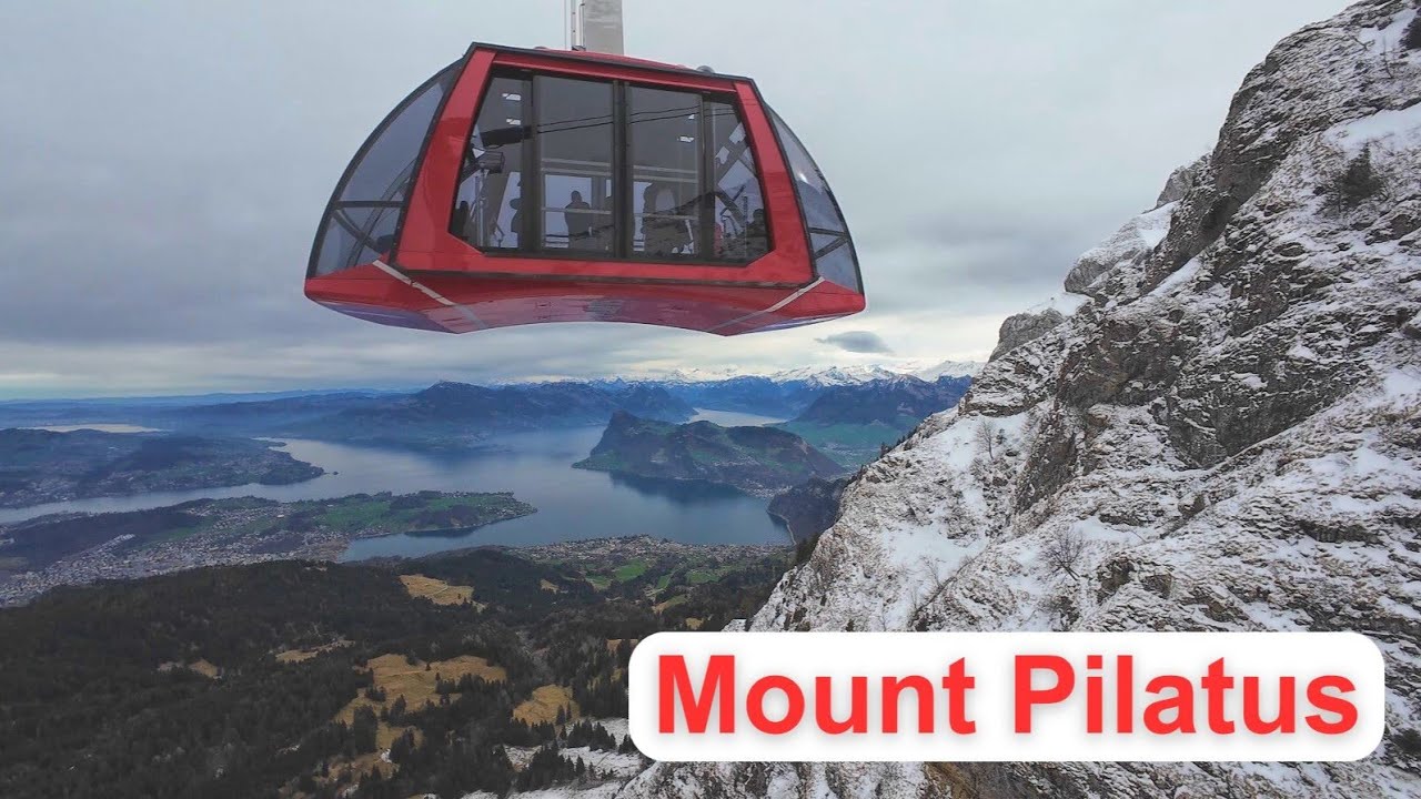 Mount Pilatus in Switzerland by the Panorama Gondola and Aerial ...