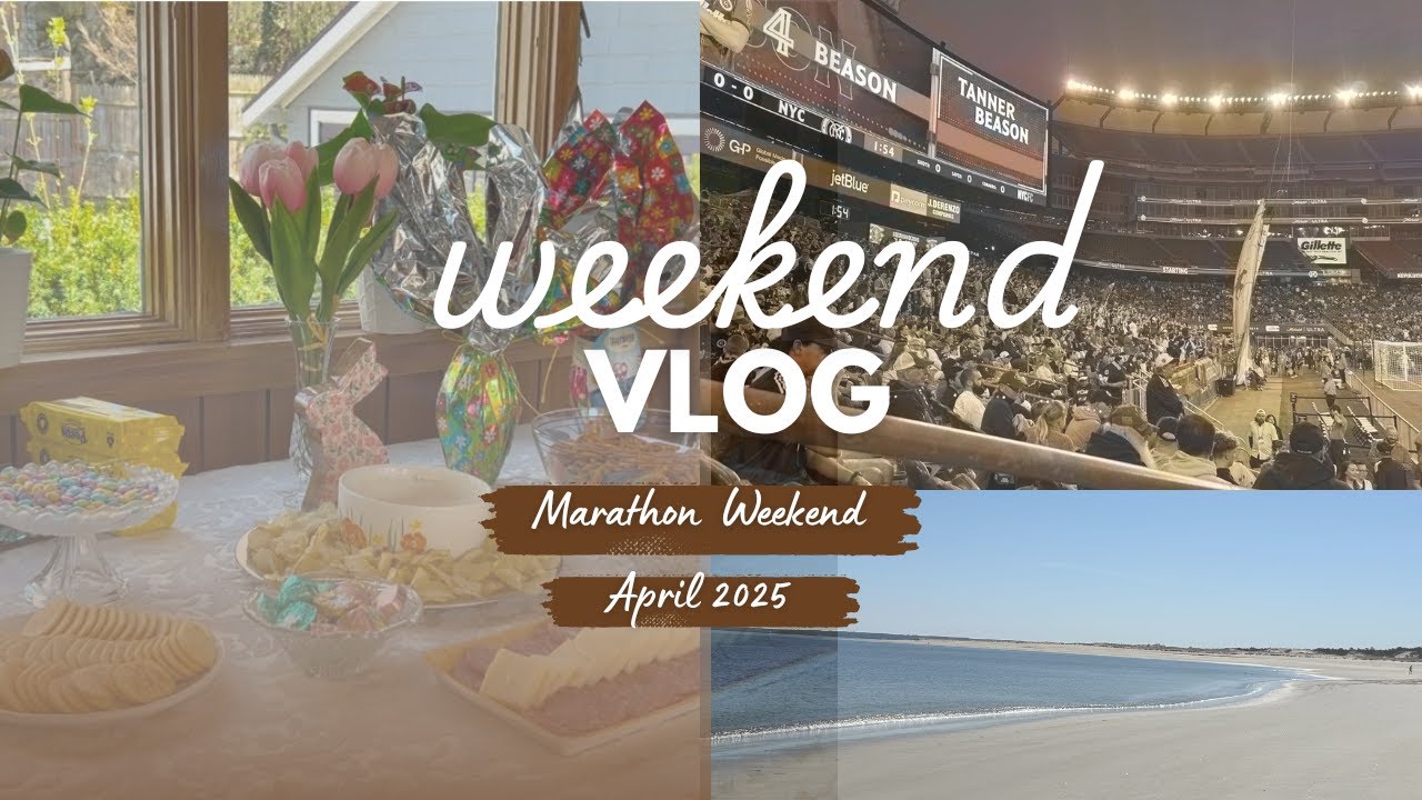 Four Day Weekend Vlog April 2025: Easter & Marathon Weekend in Boston ...