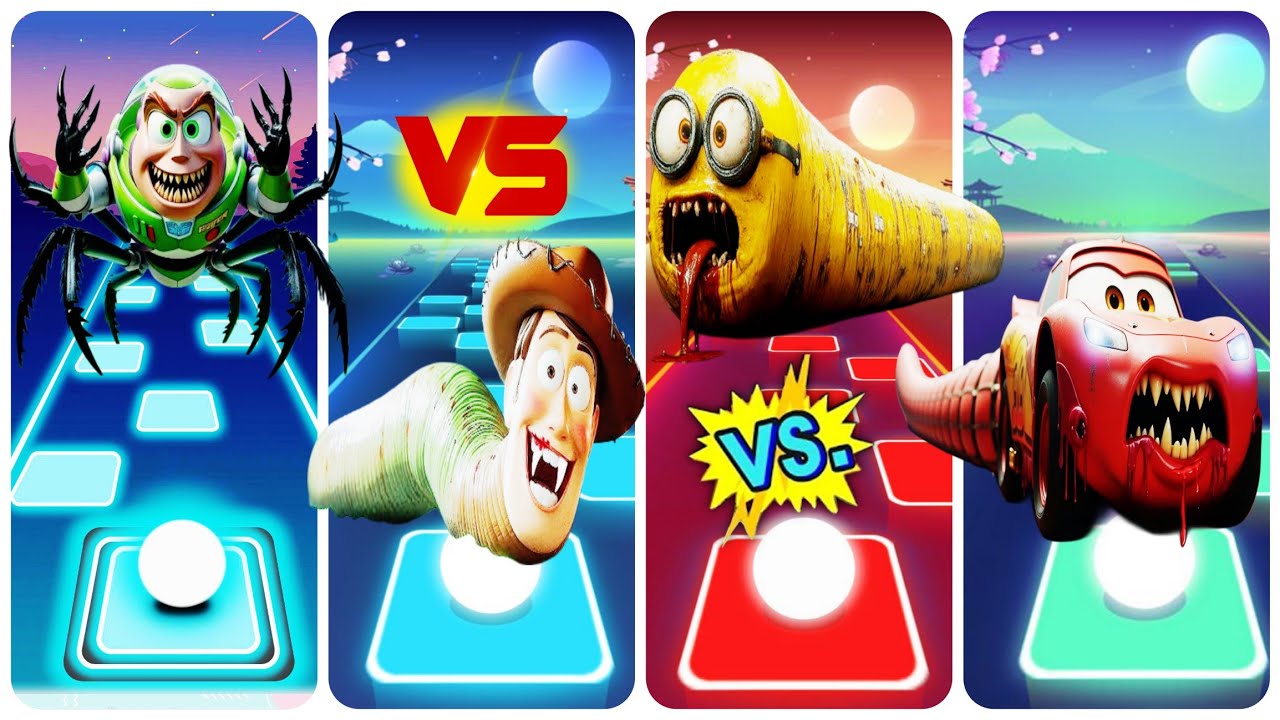 🔥Scary EXE Showdown – Lightyear.exe, Woody Head Eater, Minion Cyberworm ...