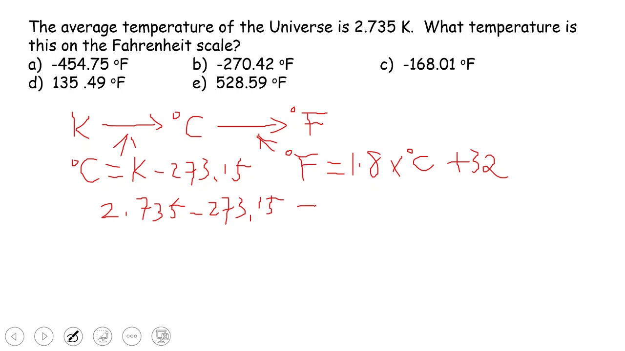 Temperature conversion multiple choice question - Learn how to solve ...