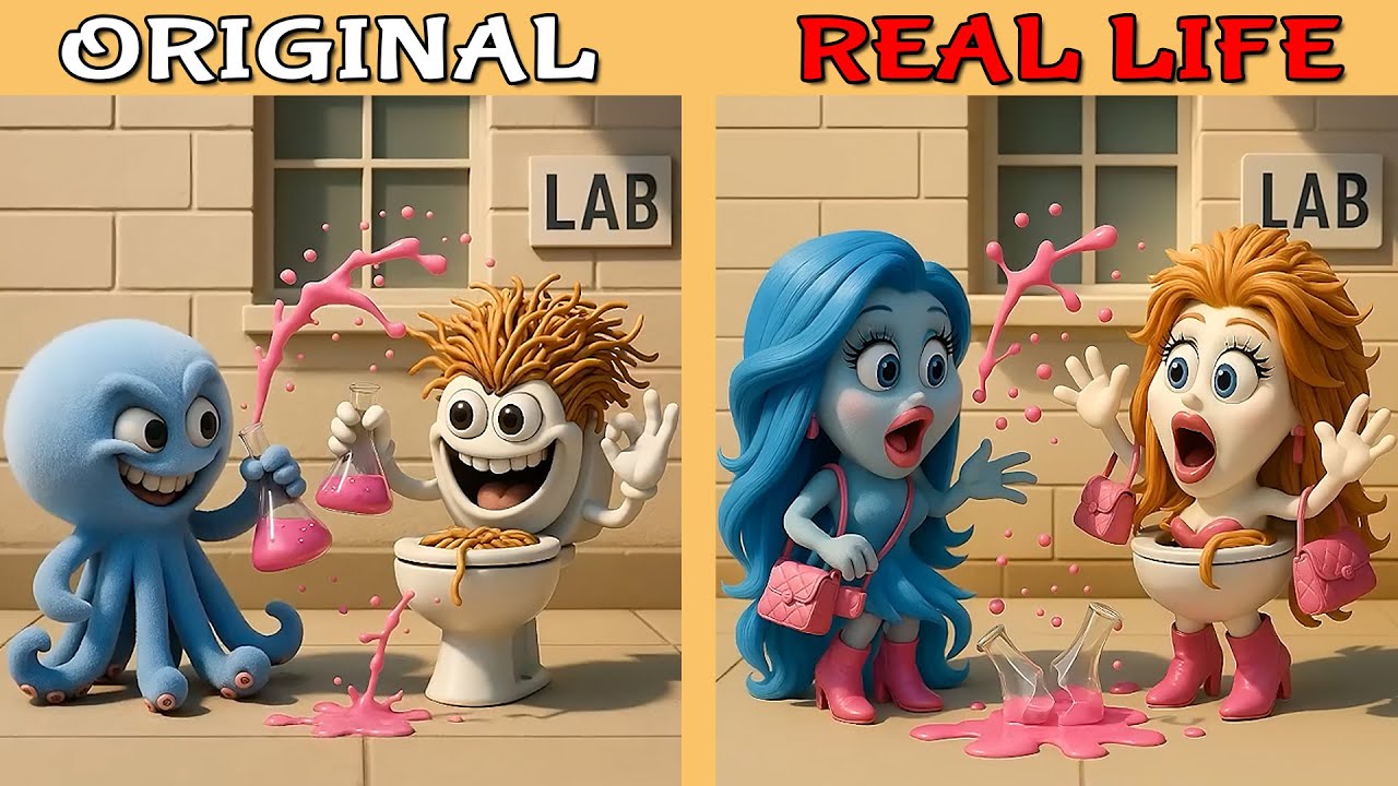 Brainrots Memes Love Transformation | Brainrot Original vs Real life ...