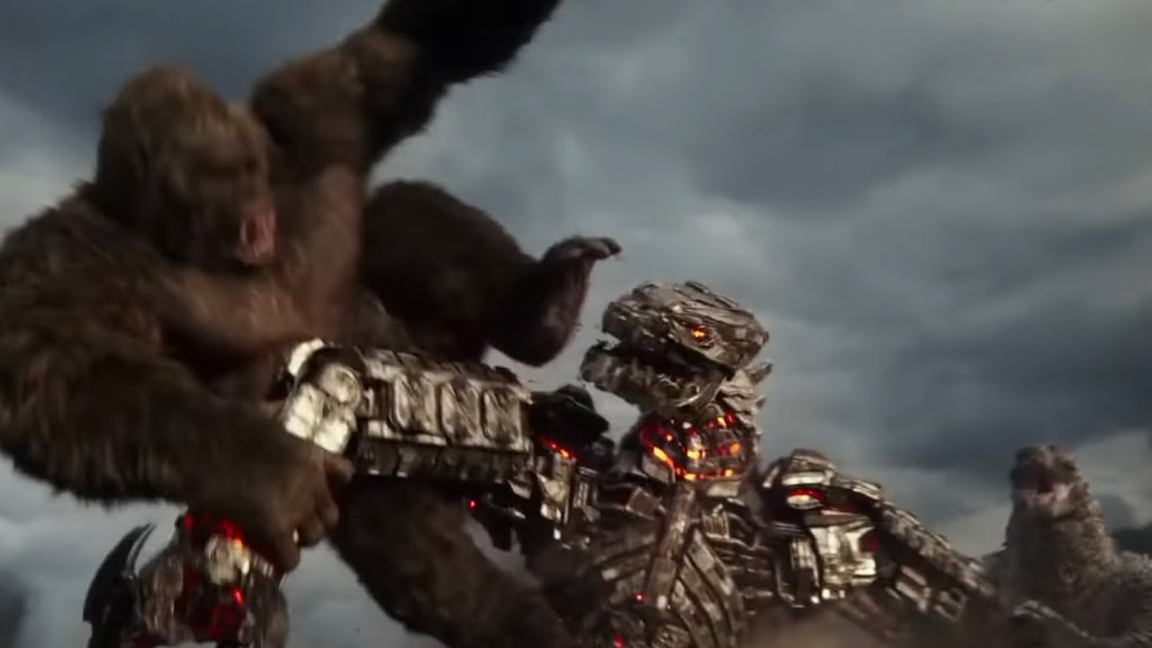 GigaBash | Godzilla and King Kong (Skin) vs Mechagodzilla (4K) - YouTube