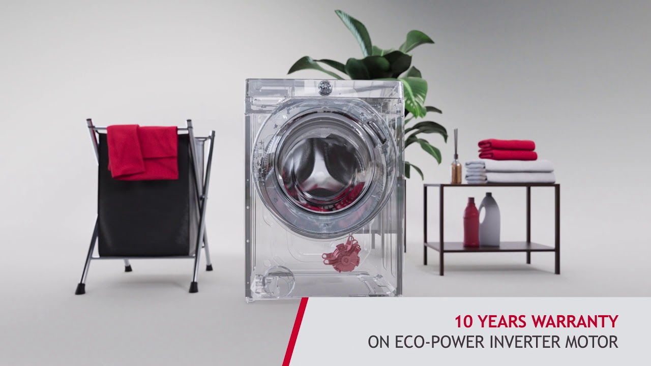 Washing machines | Hoover - H-WASH 500 - Inverter Motor - YouTube