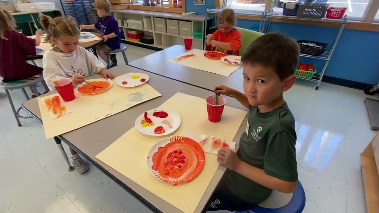 Kindergarten's First Art Class! - YouTube