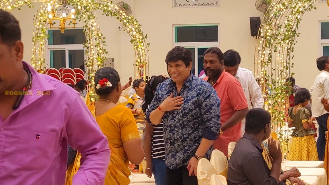 Actor Anand Raj in grand wedding reception dinner #trending #foodies360 ...