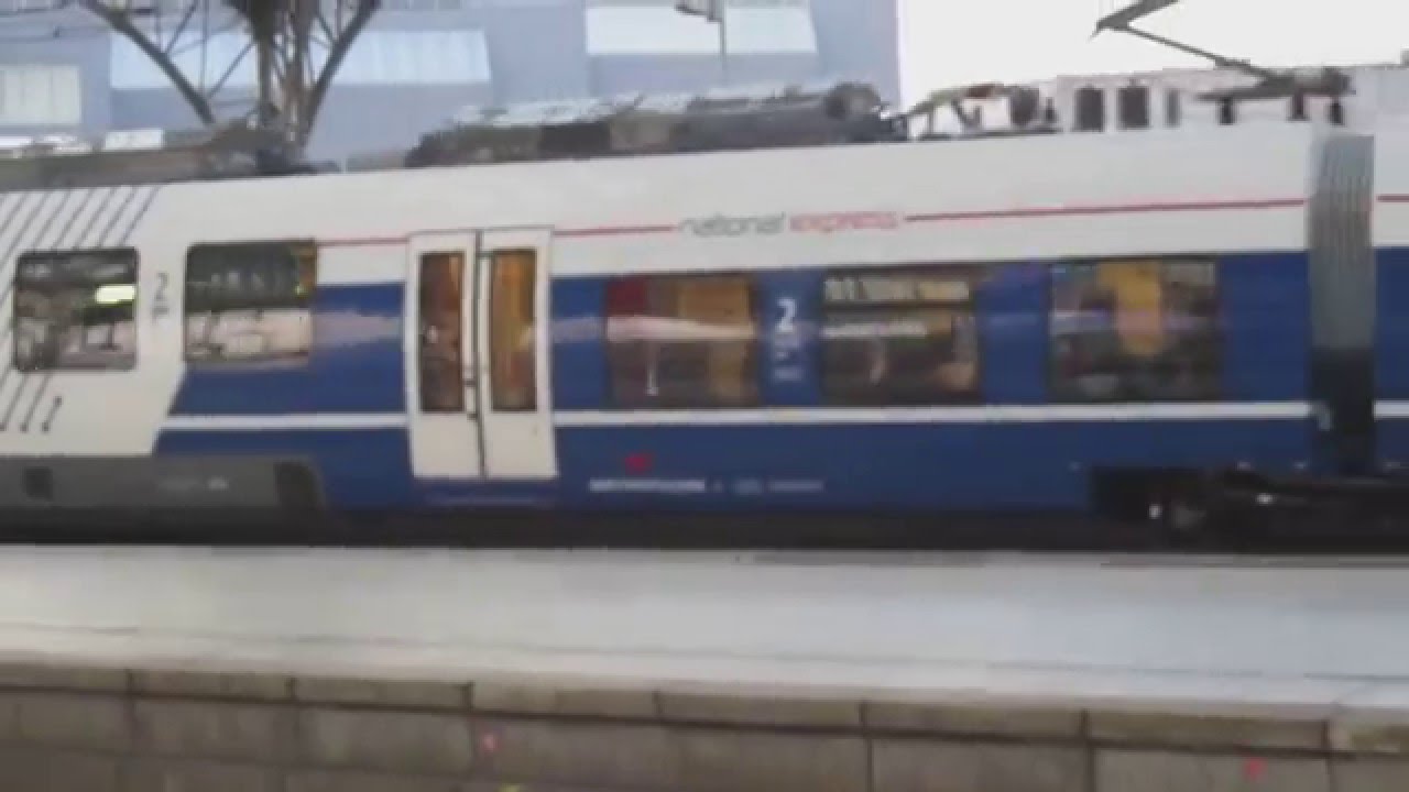 Britischer Zug national express Abfahrt Köln Hauptbahnhof nach ...