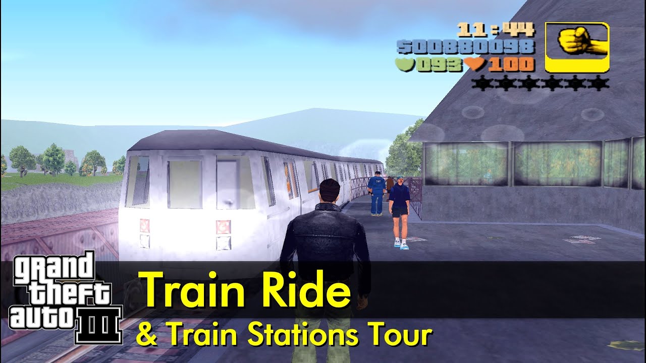 Train Ride and Stations Tour | The GTA III Tourist - YouTube