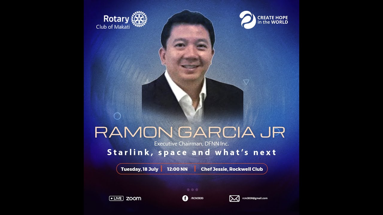 RCM Meeting: Starlink, Space and What’s Next by Ramon Garcia Jr. - YouTube
