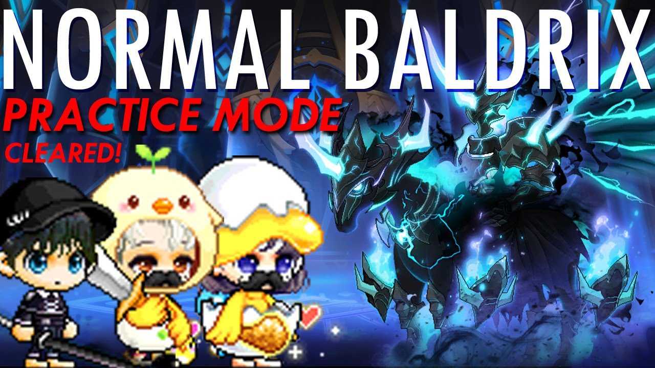 Maplestory Reboot Kronos Normal Baldrix Practice Mode (Hero x Bishop x ...