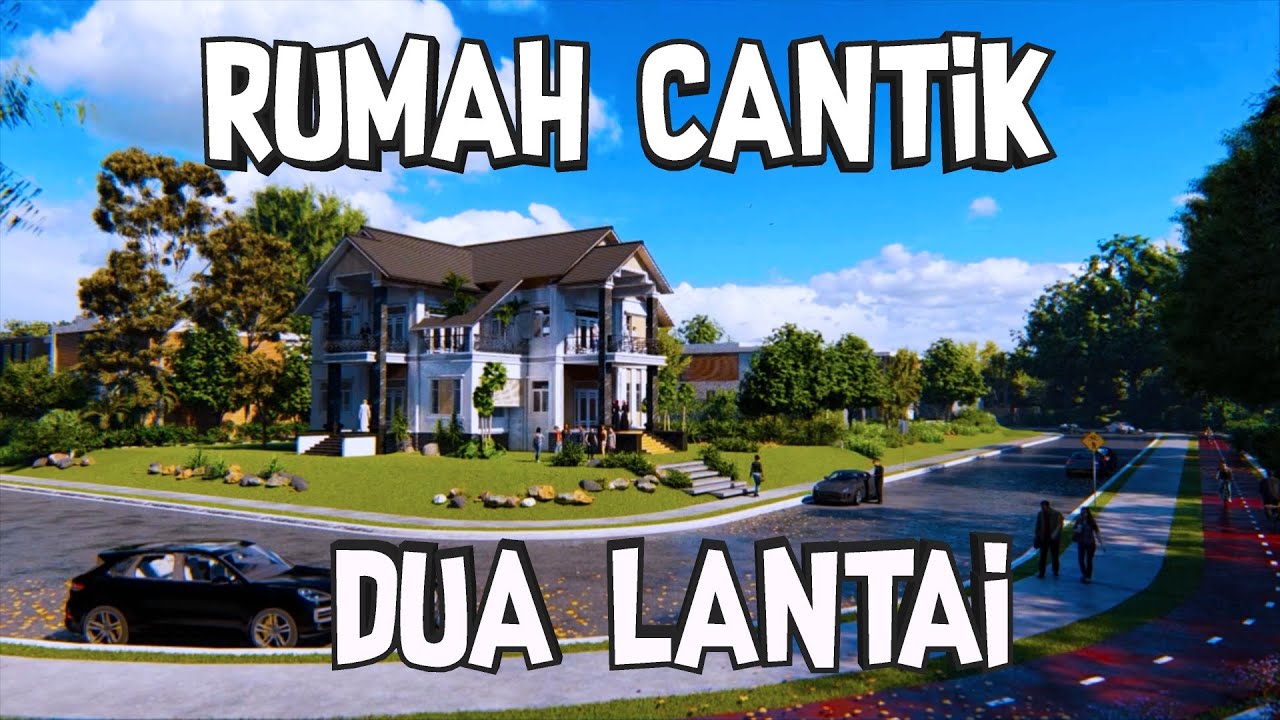 DESAIN RUMAH 2 LANTAI RUMAH MINIMALIS TROPIS 4K VIDEO CINEMATIC - YouTube