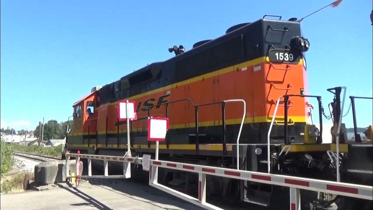 BNSF 1539 at Trapp Yard July 18th 2021 #bnsf #newwestminster - YouTube