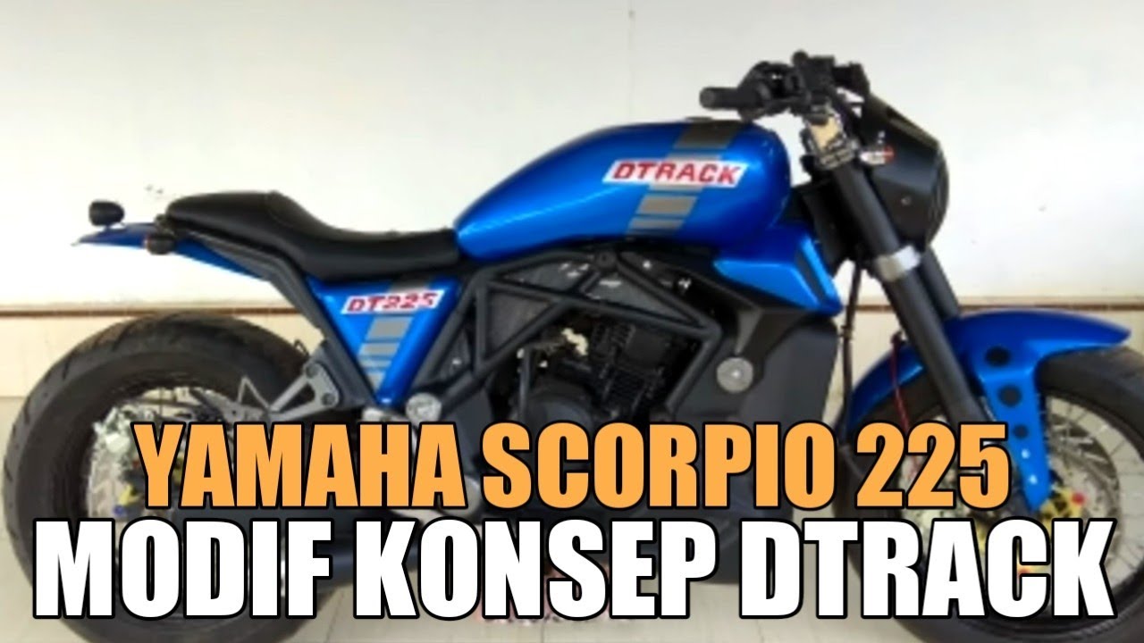 Yamaha scrorpio 225 | modif konsep DTRACK - YouTube