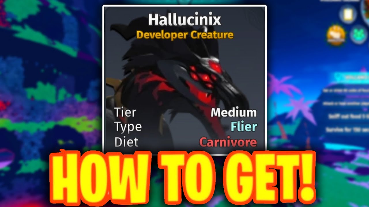 HOW TO GET HALLUCINIX SHOWCASE In CREATURES OF SONARIA! Roblox - YouTube
