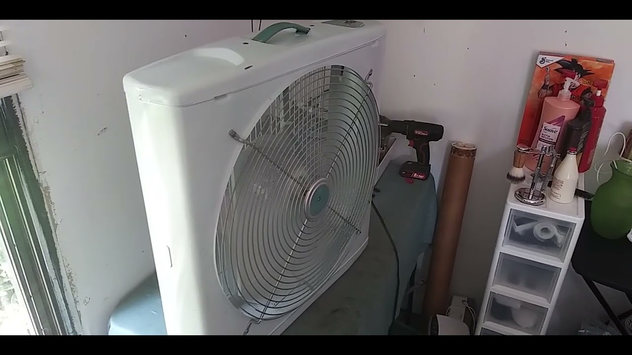 Wizard box fan back in action with new bearings - YouTube