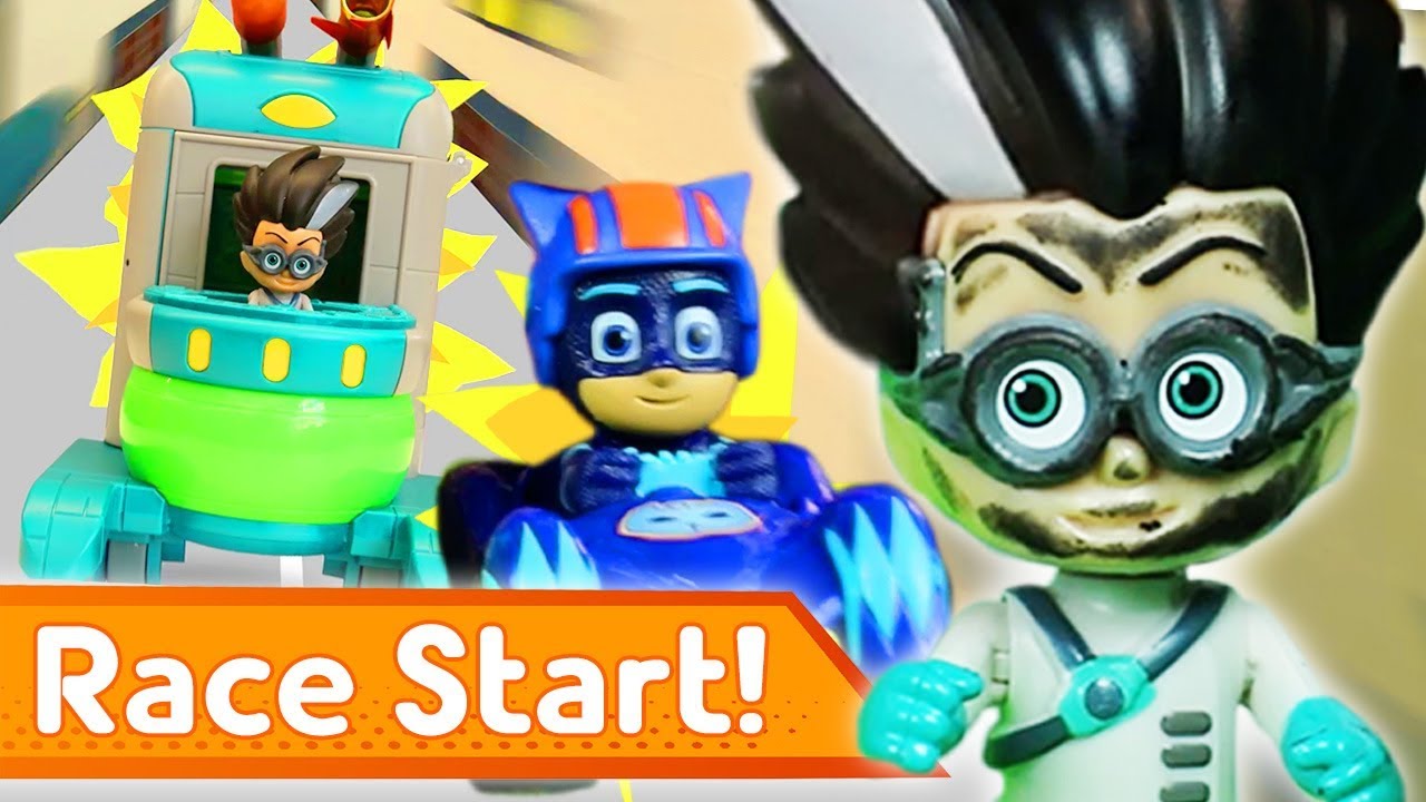 Play with PJ Masks | PJ Masks Race to the Rock! | PJ Masks Toys - YouTube