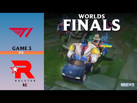 T1 vs KT 💥Cuzz MUNDO! | WORLDS FINALS 2025 Game 3