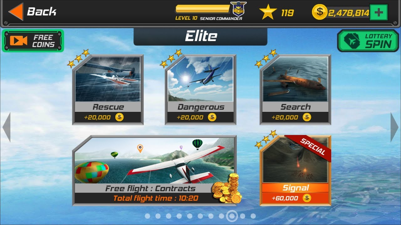Flight Pilot Simulator 3D Android Game - Elite Missions - YouTube