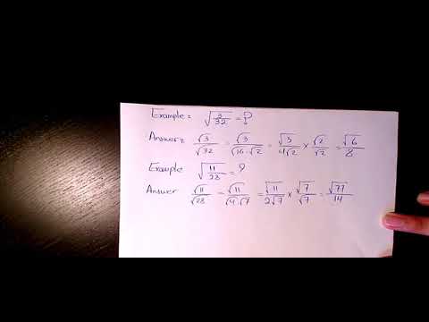 Square roots Divide square roots rationalizing the denominator Lesson 3 ...
