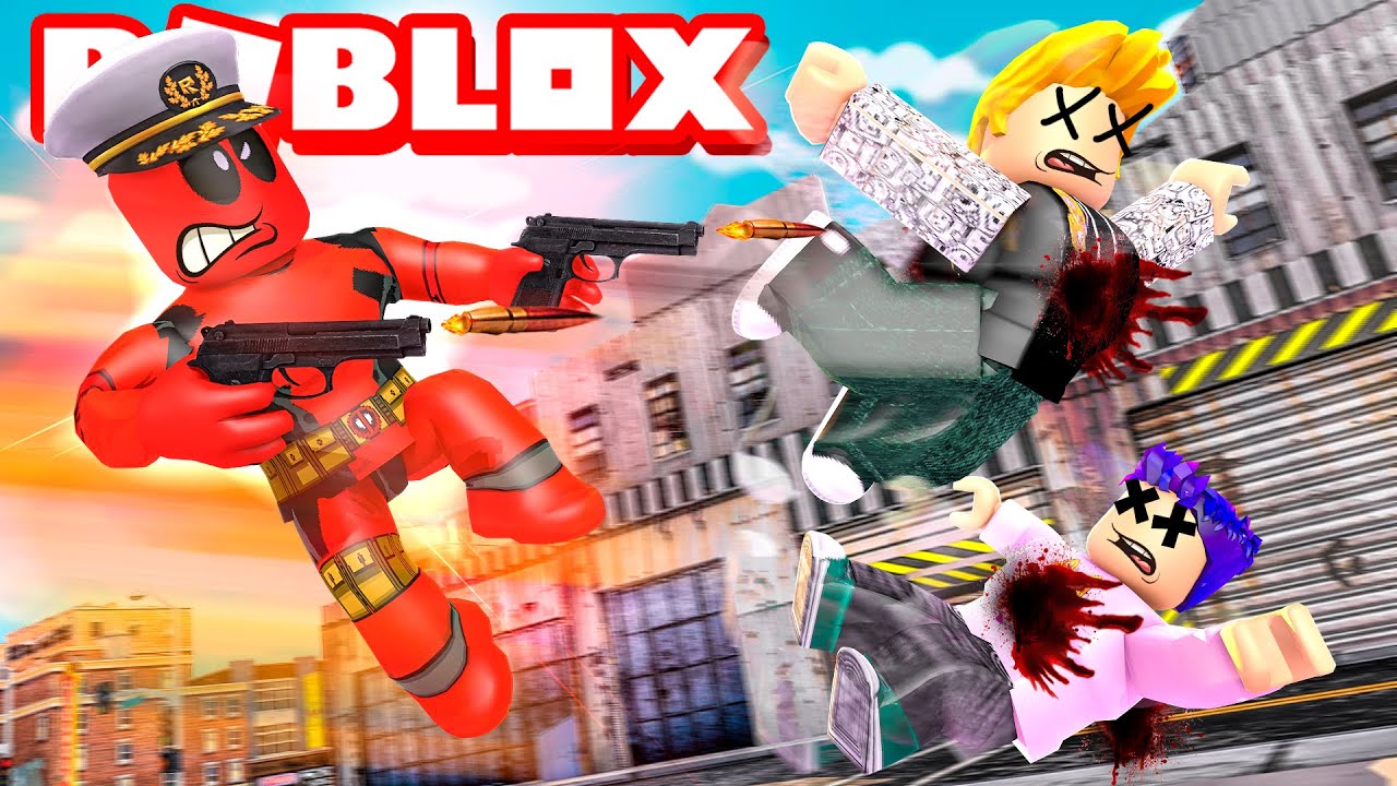 DESTROYING EVERYONE as DEADPOOL in ROBLOX - YouTube