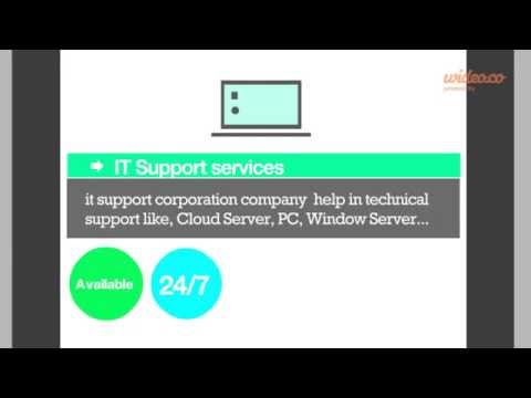 IT Support services, Cloud Server Tech Support, It Support Corporation ...