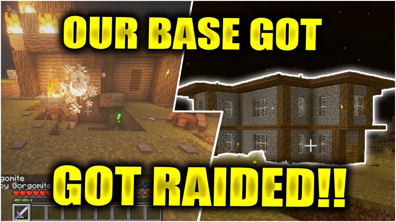 OUR BASE GOT RAIDED IN RLCRAFT! New House Tour! | Minecraft - YouTube