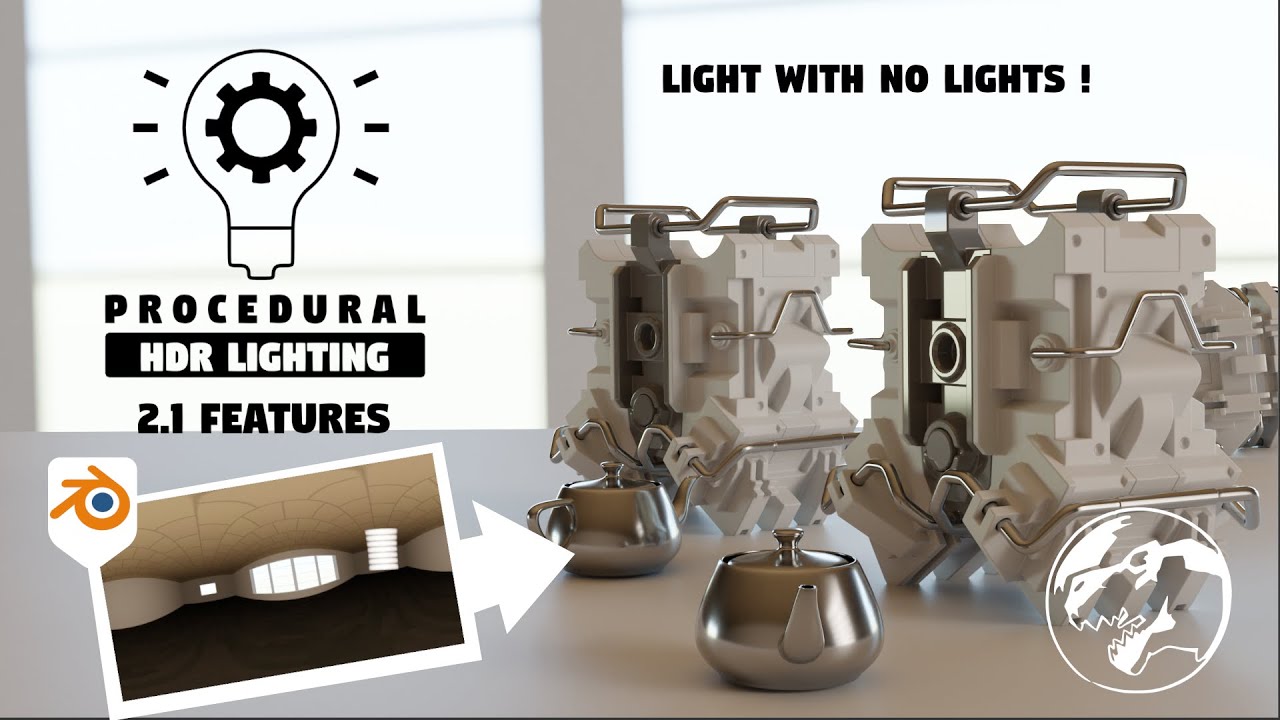 PROCEDURAL HDR LIGHTING addon - 2.1 features - YouTube