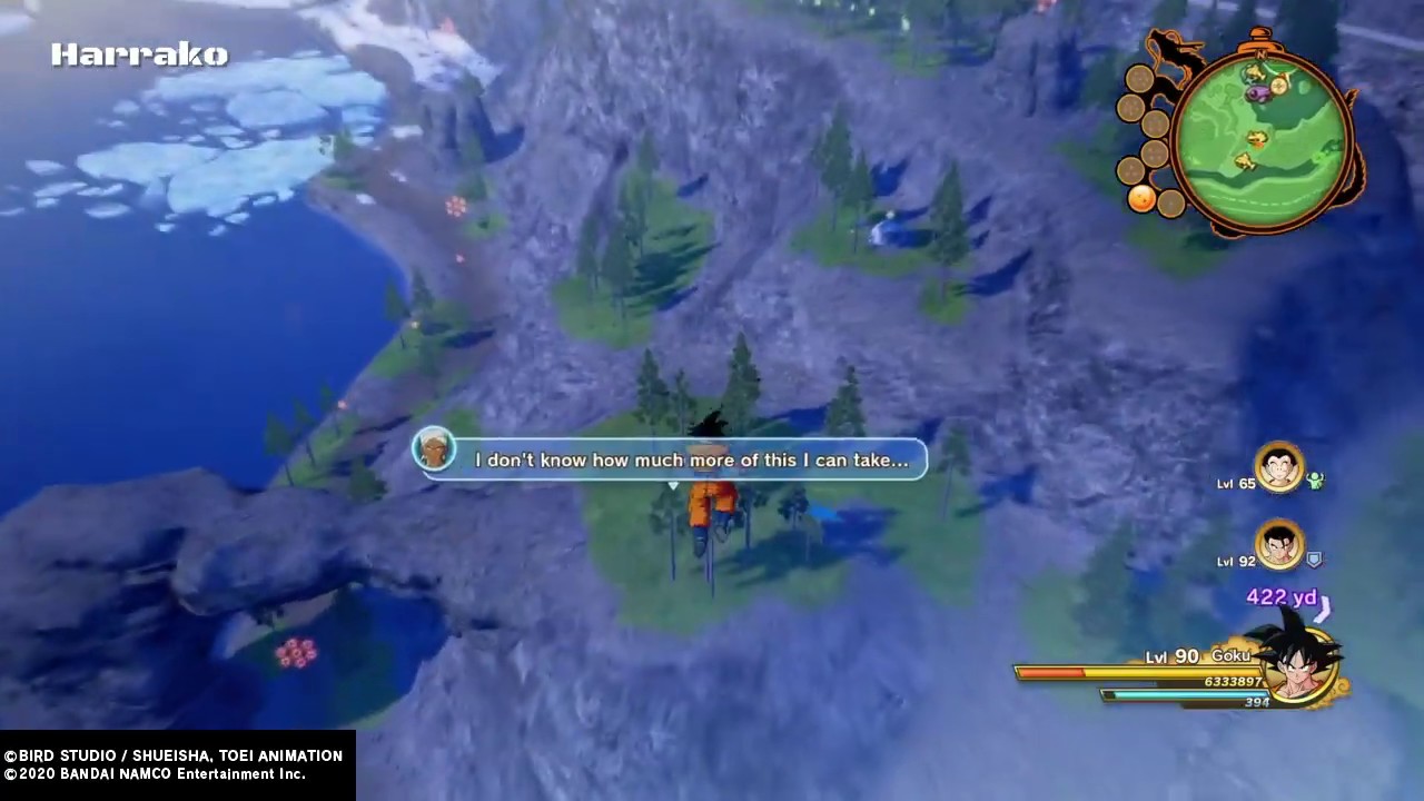 Dragon Ball Z Kakarot : Red Meteorite Location - YouTube