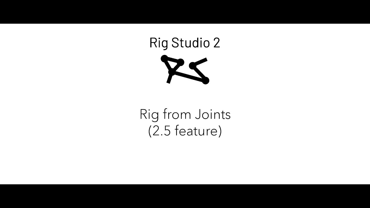 Rig Studio - Rig from Joints Tool - YouTube