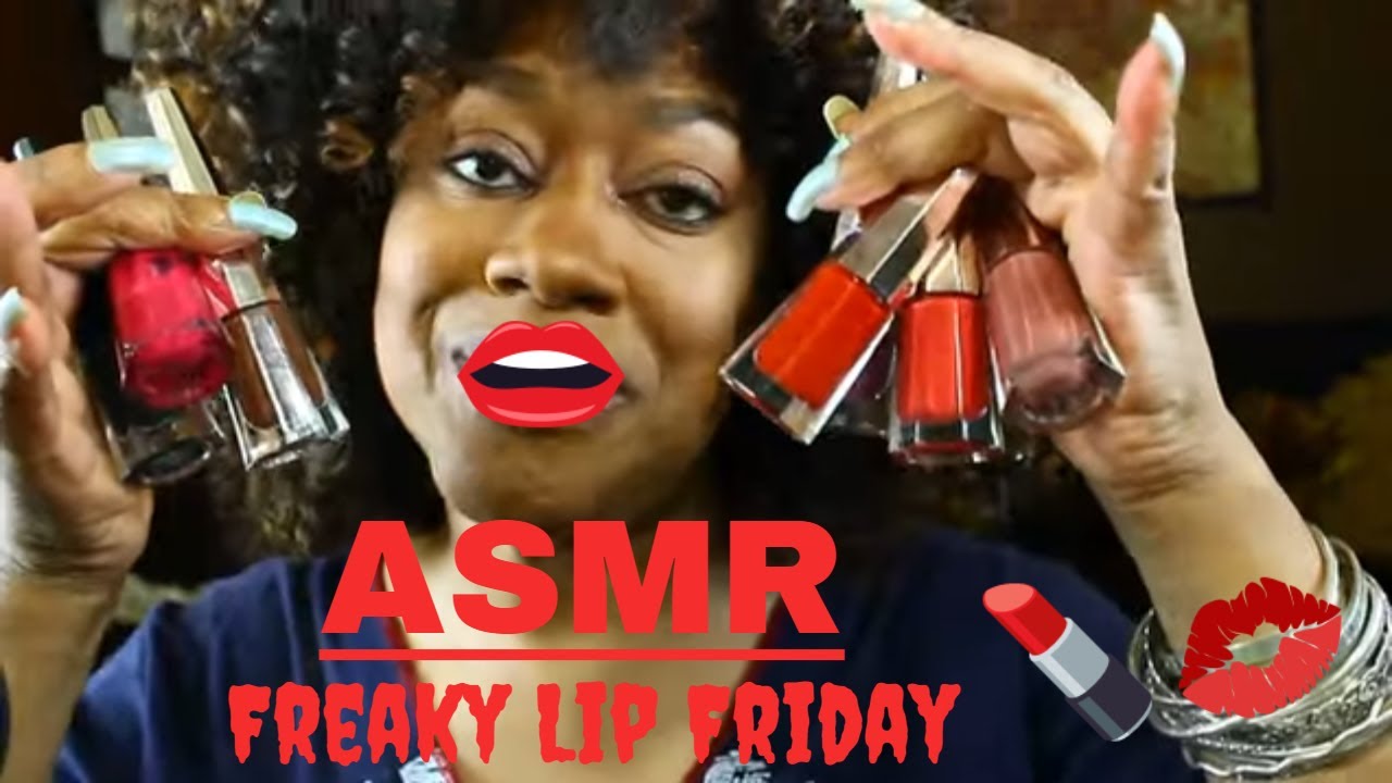 ASMR Makeup Lipstick Application 💄💋 Freaky Lip Friday Fenty Beauty Lip ...