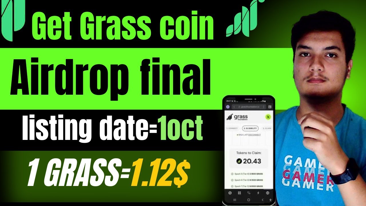 Grass airdrop update | Listing date final | 1.12$ price | Cryptomentory ...