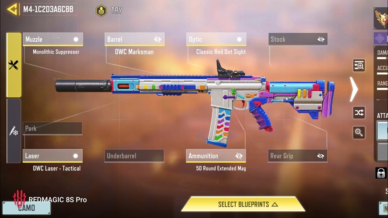 DAY 6 | USING EVERY AR IN CODM BR | SOLO VS SQUADS | M4 GUNSMITH ...