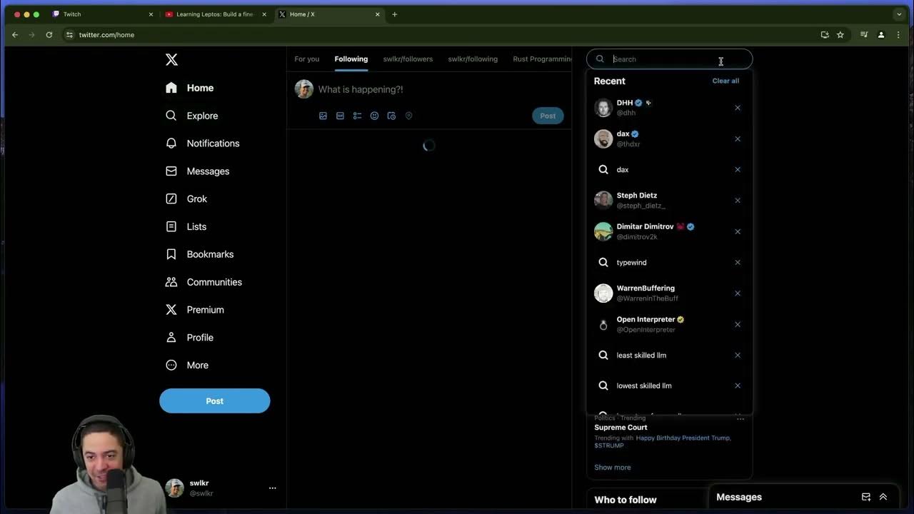 REACT: leptos runtime from scratch - YouTube