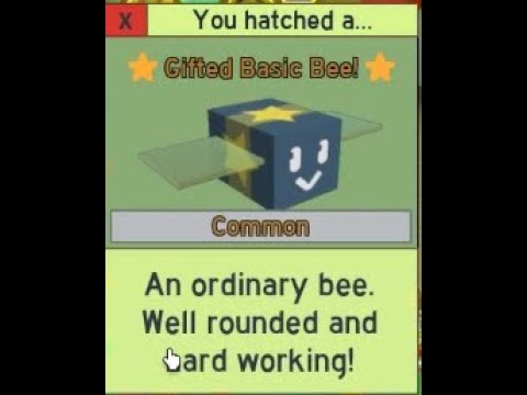 YESSSS I GOT GIFTED BASIC BEE 1B Honey Spent! | Bee Swarm Simulator - YouTube