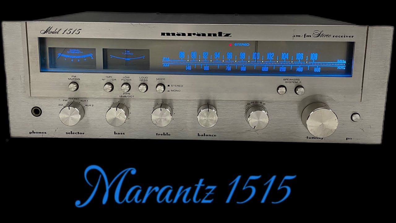 Marantz Model 1515 AM / FM Stereo Receiver! - YouTube