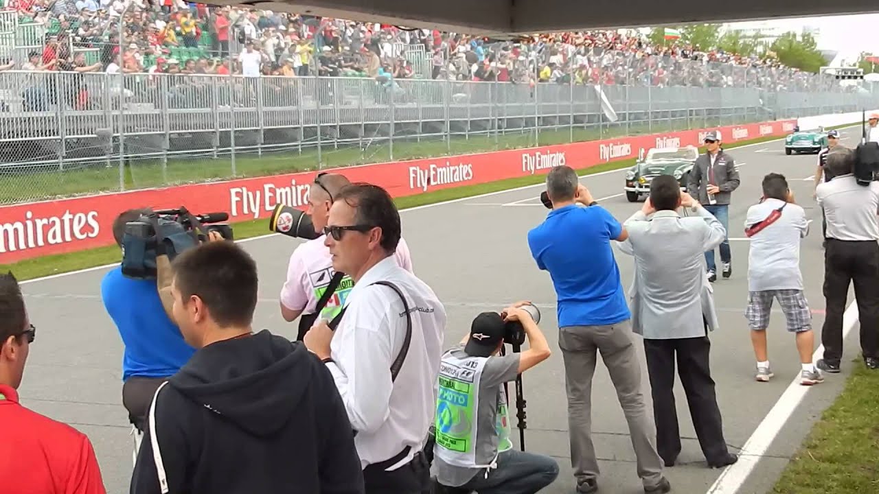 Paddock - F1 race montreal - drivers return from the parade around the ...