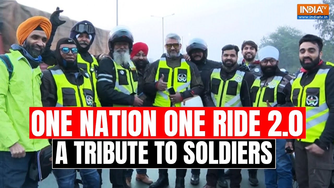 Bikers Pay Tribute To Soldiers At 'One Nation One Ride 2.0', Celebrate ...
