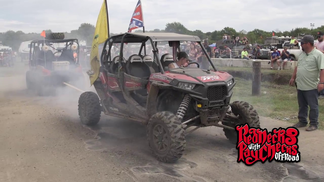 EXTREME ATV/UTV Tug-of-War! Rednecks with Paychecks Fall Mudcrawl 2016 ...